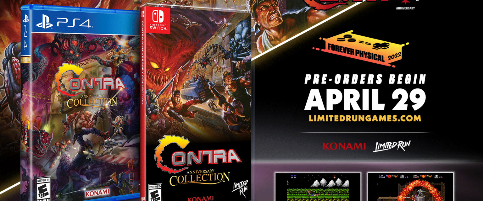 Contra Anniversary Collection available for pre-order - Gamers Uplink